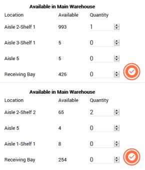 Allocate Stock for a Customer Order
