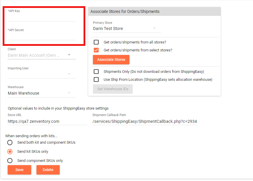 ShippingEasy Integration Setup