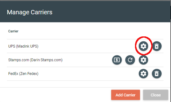 Enable Optional Shipping Carrier Settings