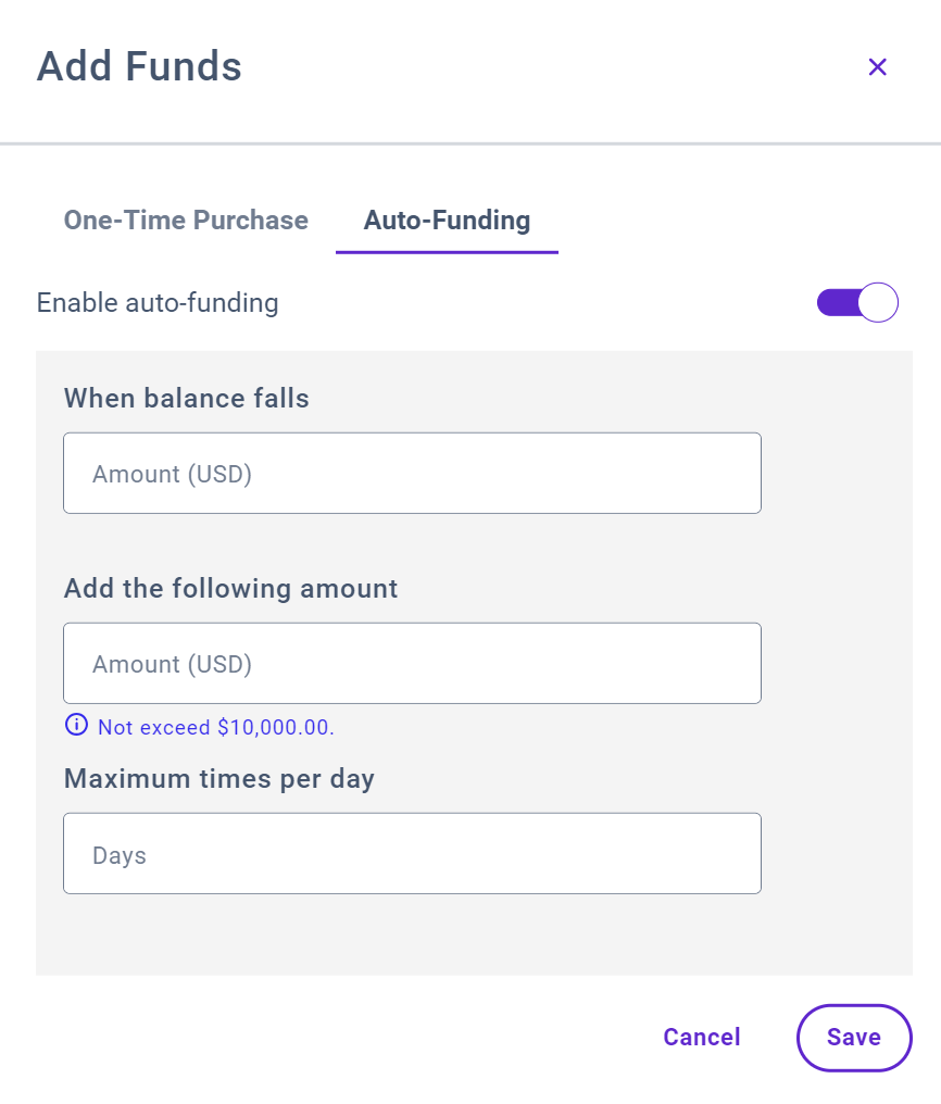 Stamps.com (USPS) Wallet - Adding Funds or Changing Payment Method