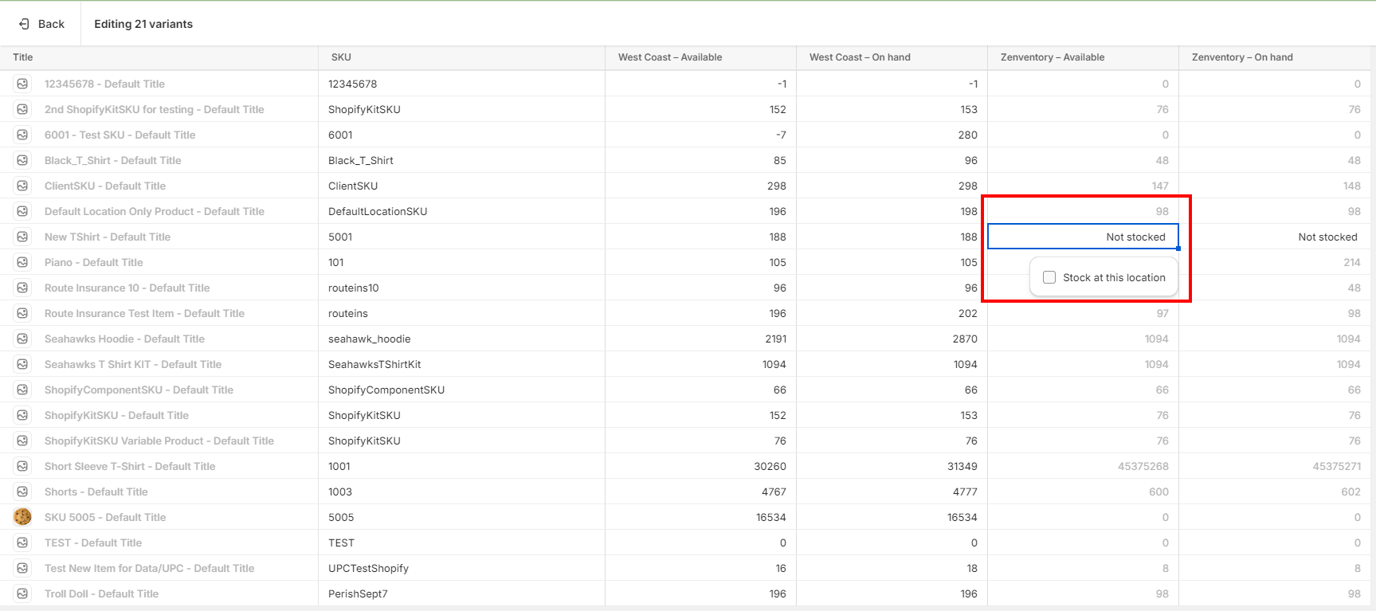 Connect Shopify to Zenventory